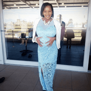 Actress Xoli Zondi shows off baby bump