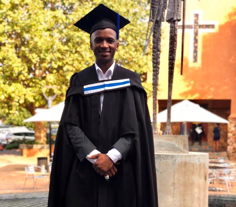 Music producer Sipho "Psyfo" Ngwenya graduates from University