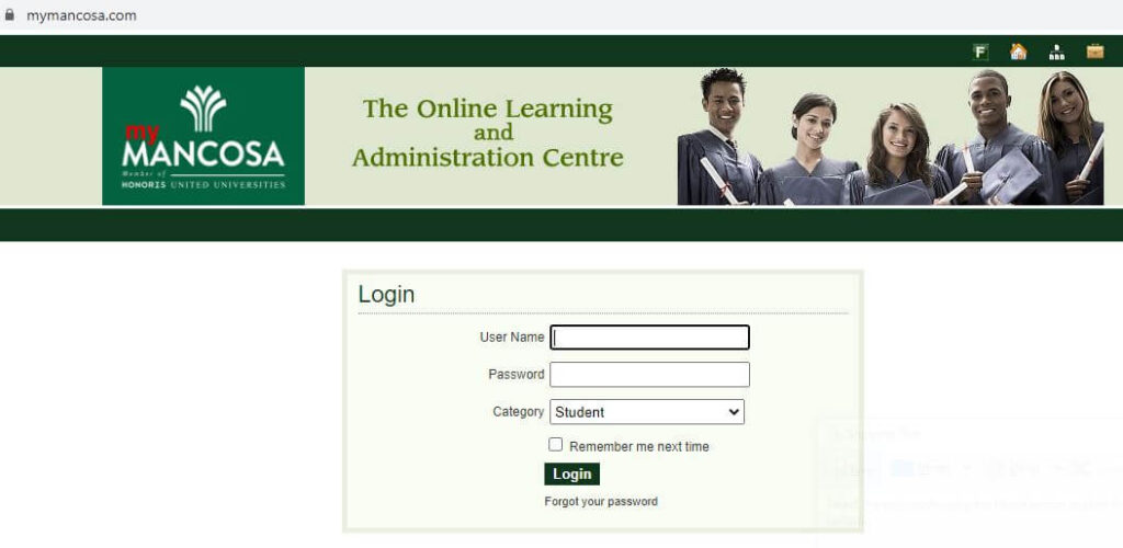 MyMANCOSA: MANCOSA Connect Login Portal