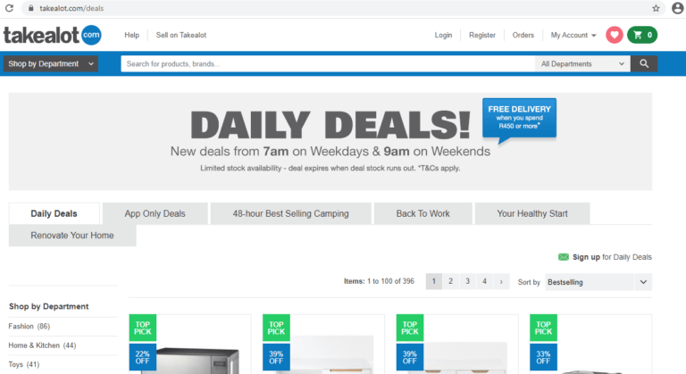 Takealot.com Daily Deals: Get Amazing Deals at Great Discounts at Take ...