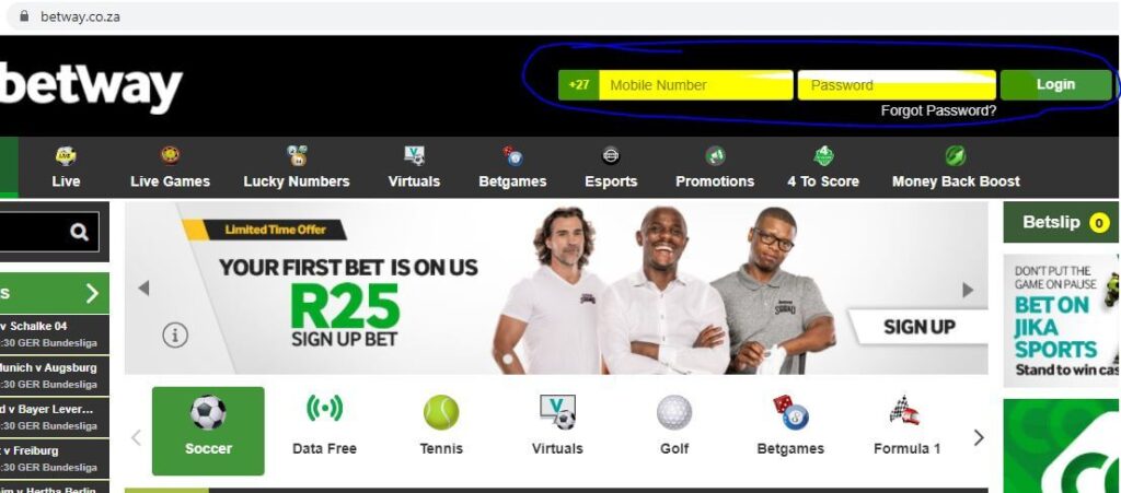 Betway Login: How to Log into Your Betway Account in South Africa