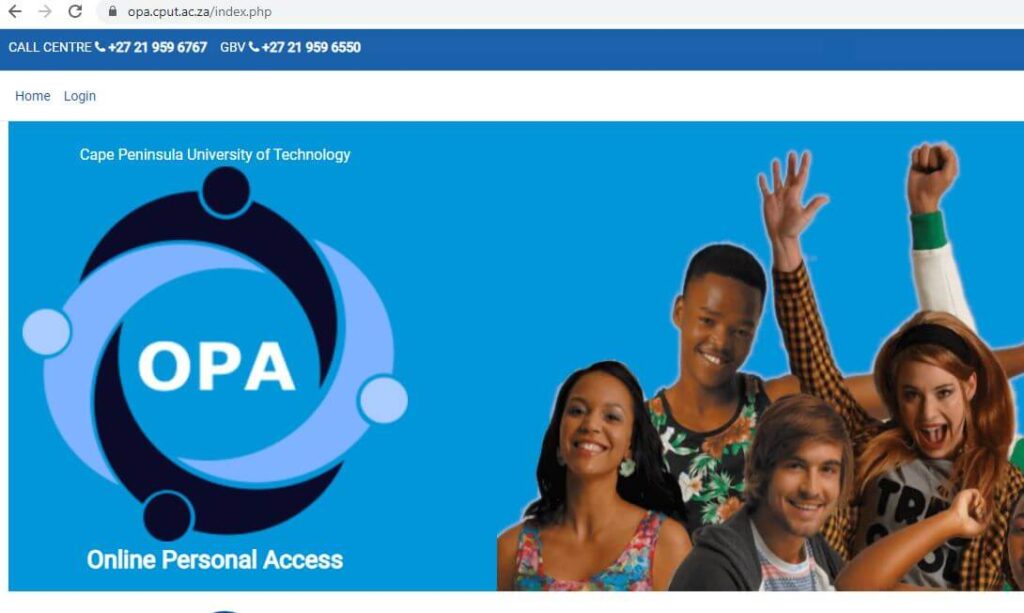 CPUT OPA: How to Access CPUT Portal