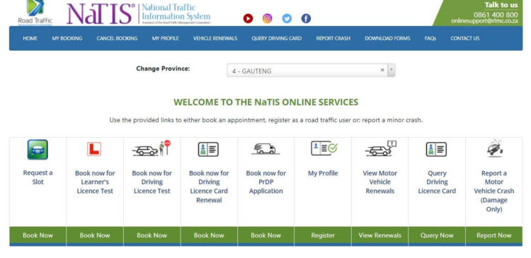 What is NaTIS in South Africa? NaTIS Online Services and Bookings