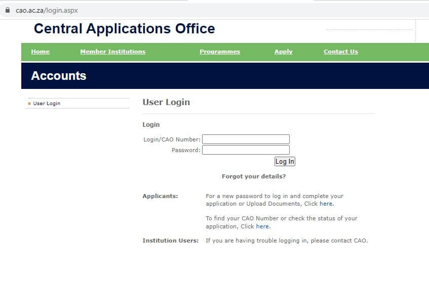CAO Login 2022: How to Login to CAO (Central Applications Office)