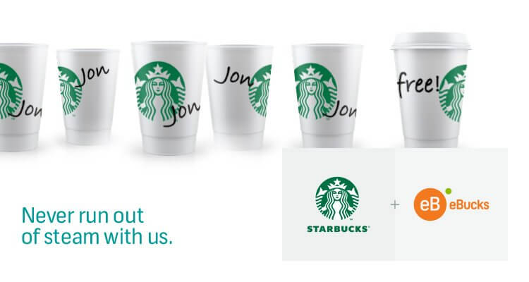 Enjoy Double Bang for Your eBucks with Starbucks!