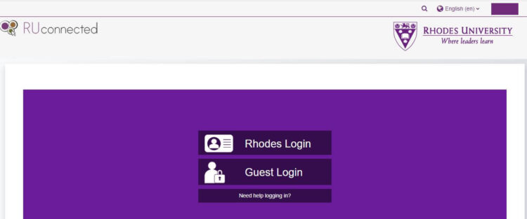 RUconnected Login Guide for Rhodes University Students, Staff, and Guests
