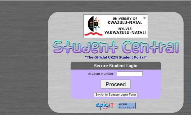 UKZN Student Central: How to Login to UKZN Student Central