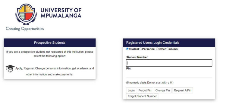 UMP Login: How To Login To UMP University of Mpumalanga