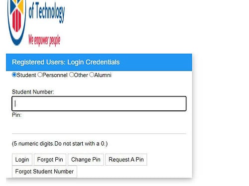 TUT ITS Student iEnabler Student Portal