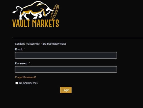 Vault Markets Login: How to Login to Vault Markets South Africa