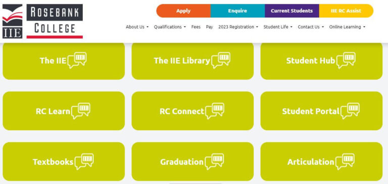 How To Access The RC Connect Student Portal