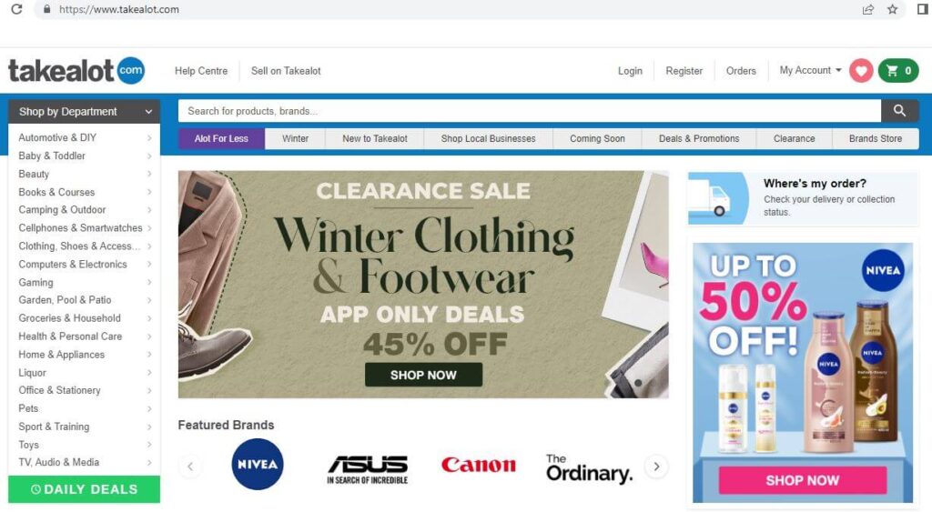 How to Use Takealot.com in South Africa?