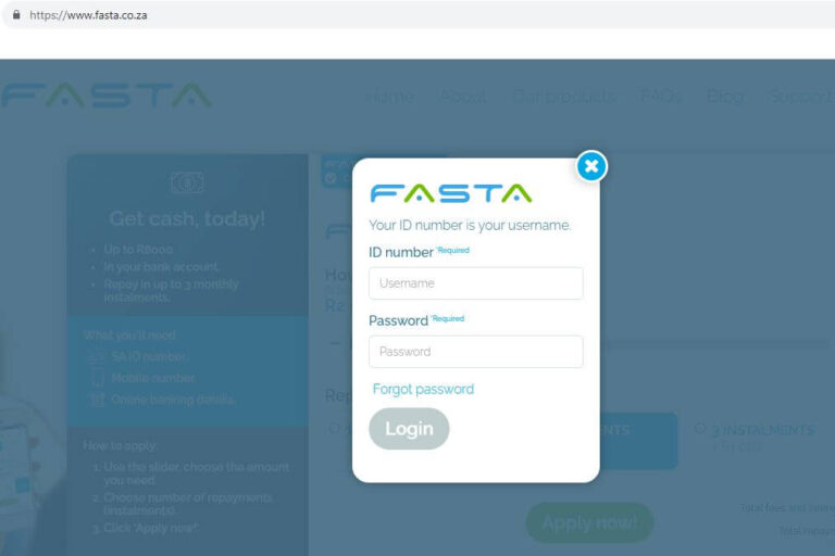 Fasta Loans South Africa: How To Apply For Fasta Loans