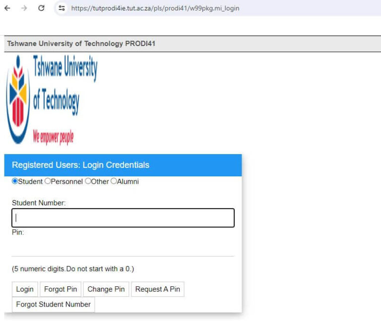 ITS Login – Vaal University of Technology (VUT)