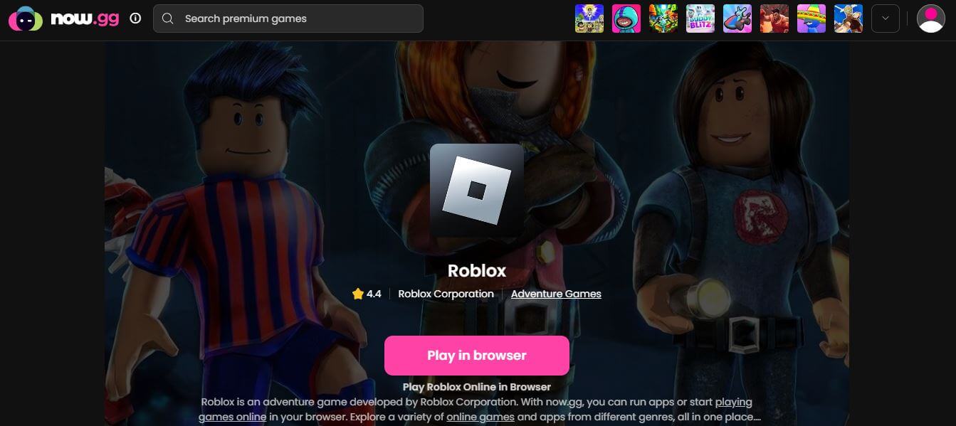 NOW.GG Roblox: Play Roblox Online for Free on PC and Mobile