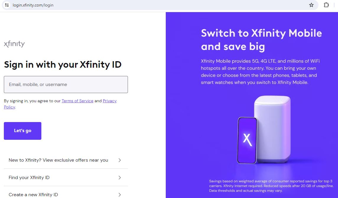 Xfinity Login: How To Login To Xfinity