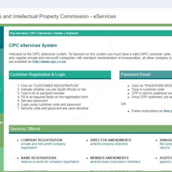 CIPC Login: How To Login To CIPC eServices – Quick Read Magazine