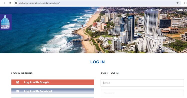 EThekwini Municipality E Careers Login & Apply For Jobs Online