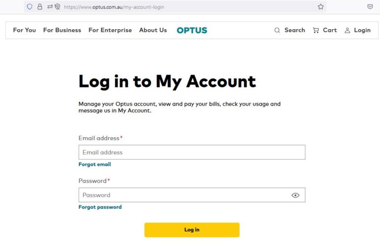 Optus Login: How To Login To Optus Webmail