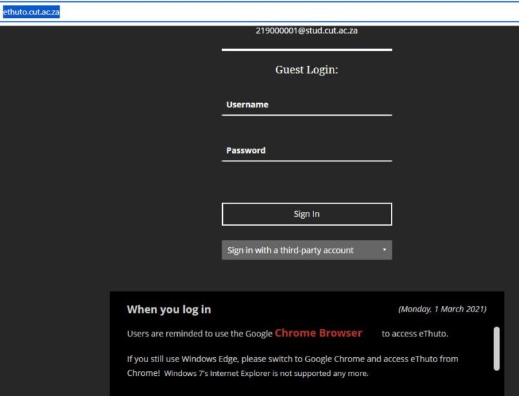 eThuto Blackboard Login: How To Login To eThuto Blackboard