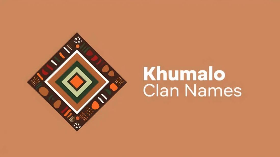 Khumalo Clan Names