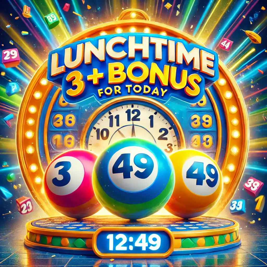 Lunchtime 3+Bonus for Today in South Africa