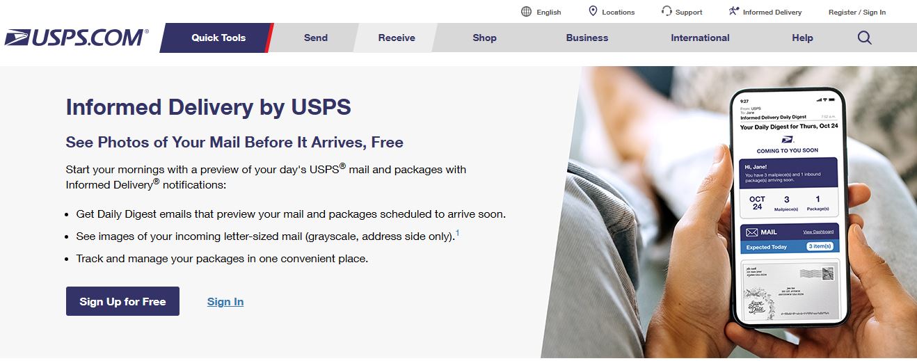 USPS Informed Delivery – Quick Read Magazine