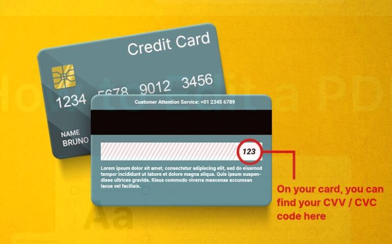 What is CVV/CVC Code And Where Can I Find It on My Card?