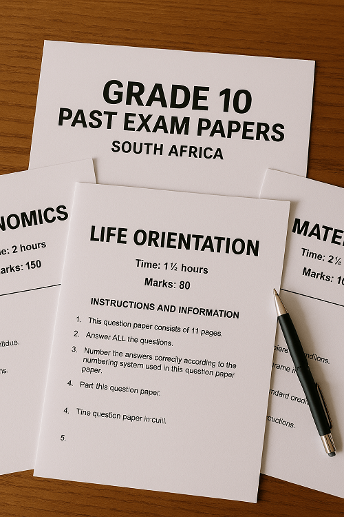 Grade 10 Past Exam Papers in South Africa