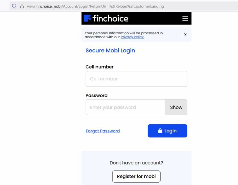 FinChoice Loan Login, How To Access Your FinChoice Loan Account