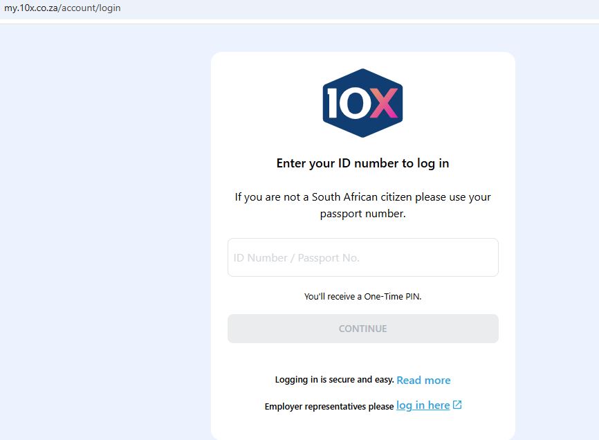 How to Log In to 10X in South Africa: My 10X Login, 10X Investments ...