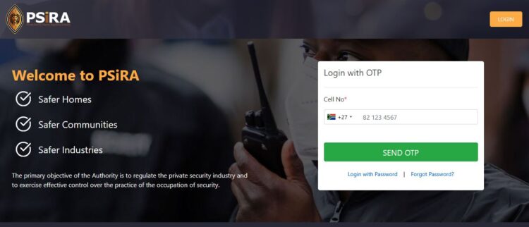PSIRA Login: How to Login to PSIRA in South Africa?