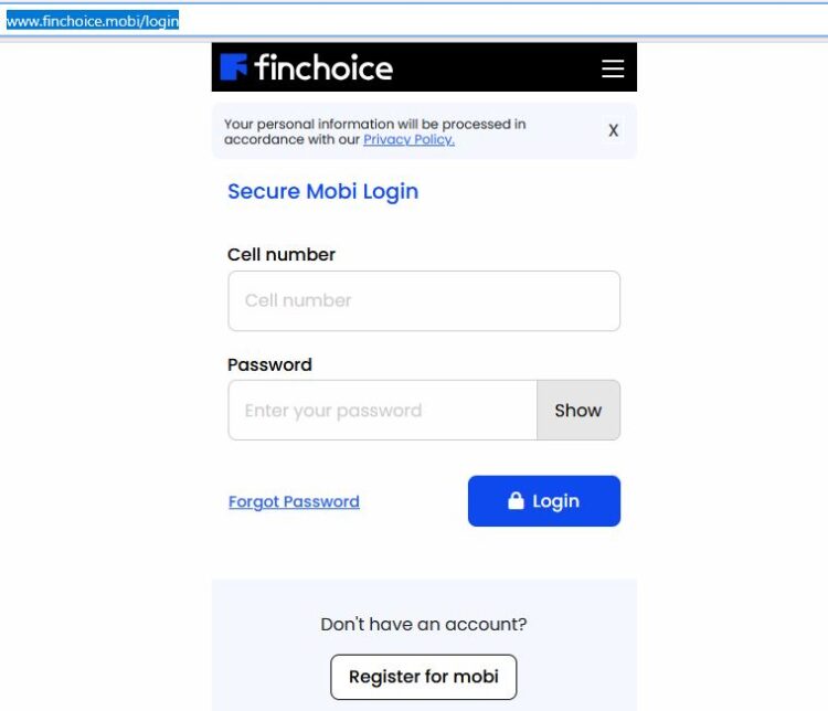 MobiMoney Login: Secure Access to Your FinChoice MobiMoney Account