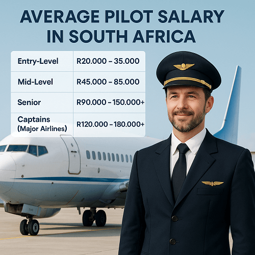 What is the Average Pilot Salary in South Africa