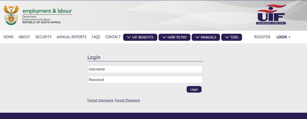 www.ufiling.co.za Status Check