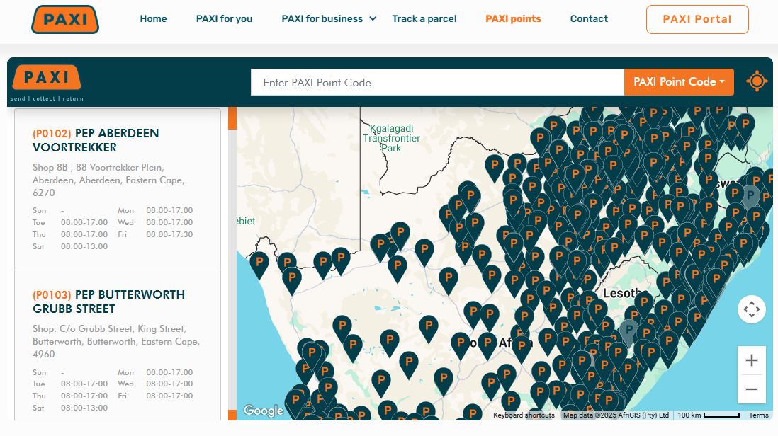 PEP PAXI Store Codes List