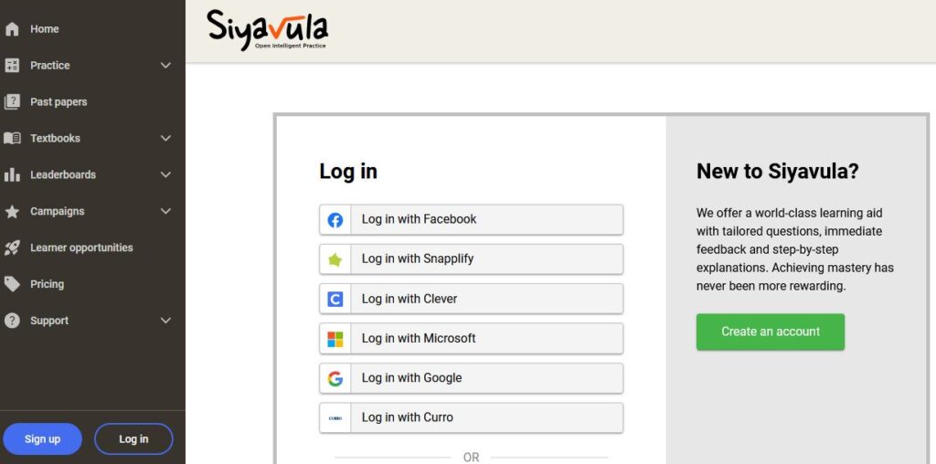 Siyavula Login South Africa