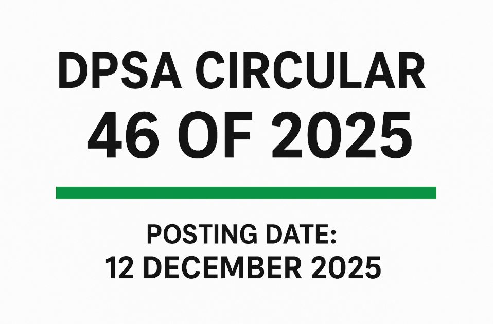 DPSA Circular 46 of 2025: Government Job Opportunities In South Africa
