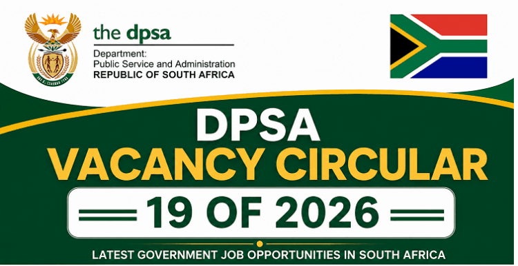 DPSA Vacancy Circular 19 of 2026 – Latest Government Jobs in South Africa
